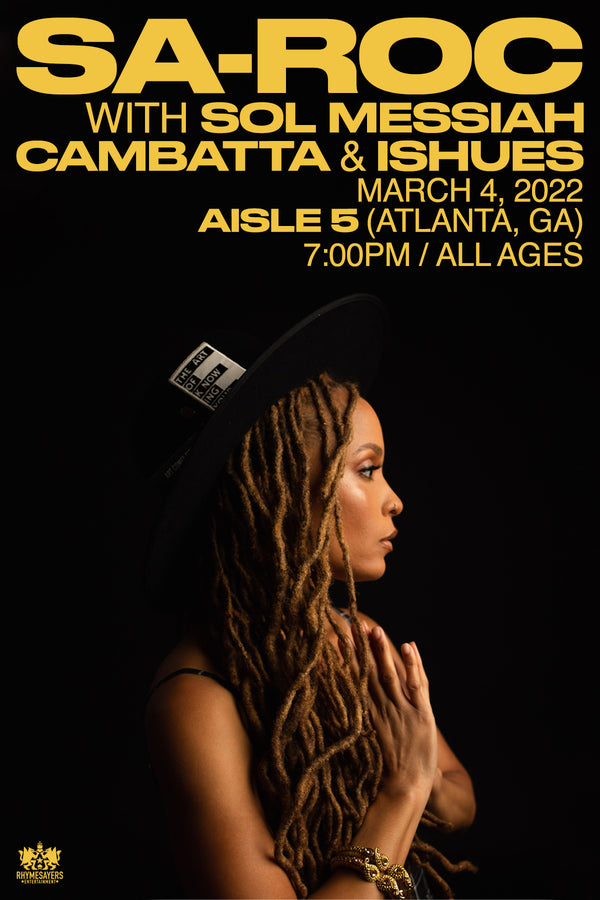 Sa-Roc at Aisle 5 - Atlanta, GA - Rhymesayers Entertainment