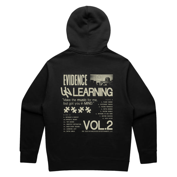 Evidence - Brutalist Zip Hood (Black) - Rhymesayers Entertainment