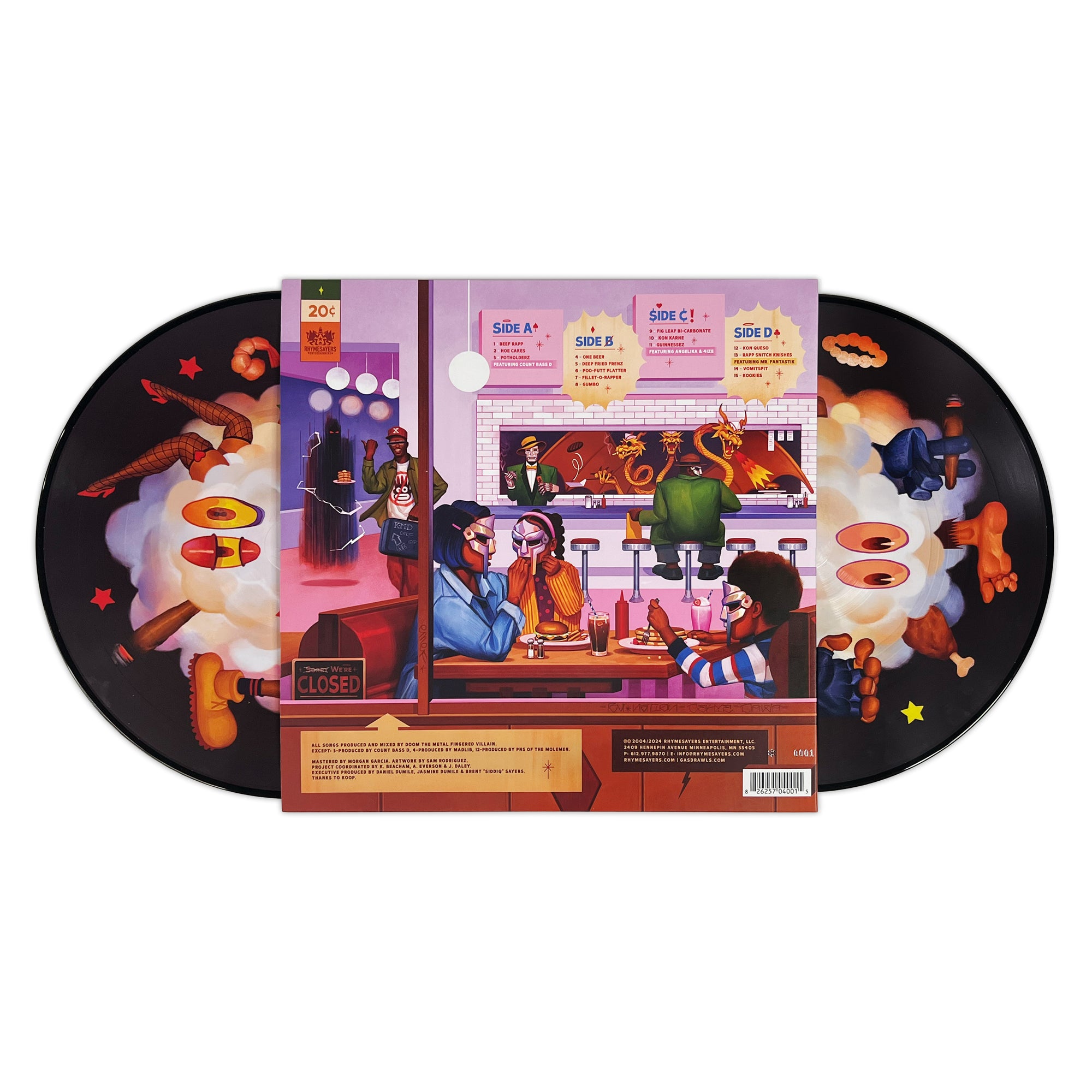 MF DOOM - MM..FOOD (20th Anniversary Edition) Deluxe Vinyl + Kookies 7 ...