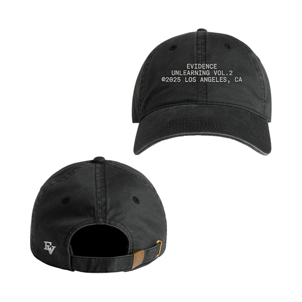 Evidence - Unlearning Vol. 2 Hat (Light Black) - Rhymesayers Entertainment