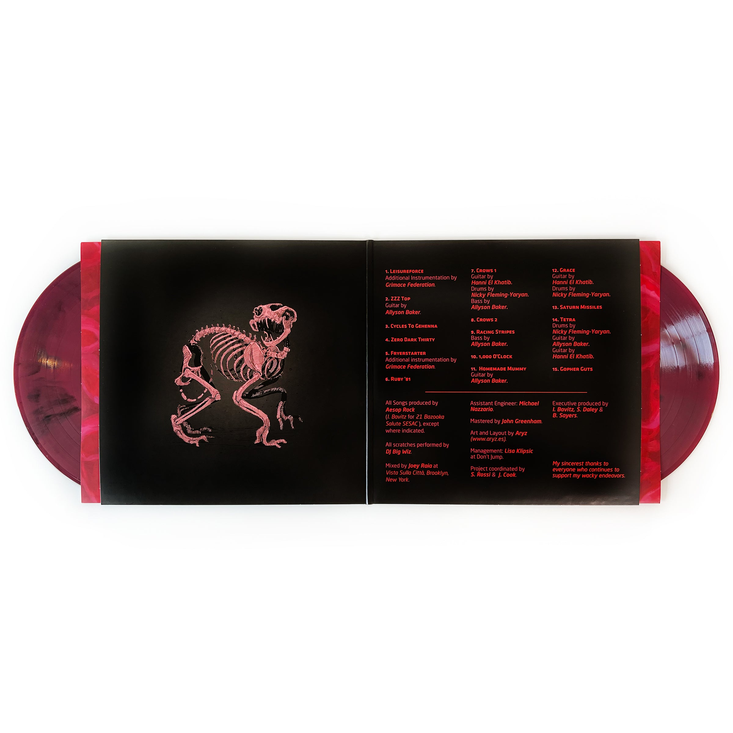 Aesop Rock - Skelethon (Instrumental) Vinyl - Rhymesayers Entertainment
