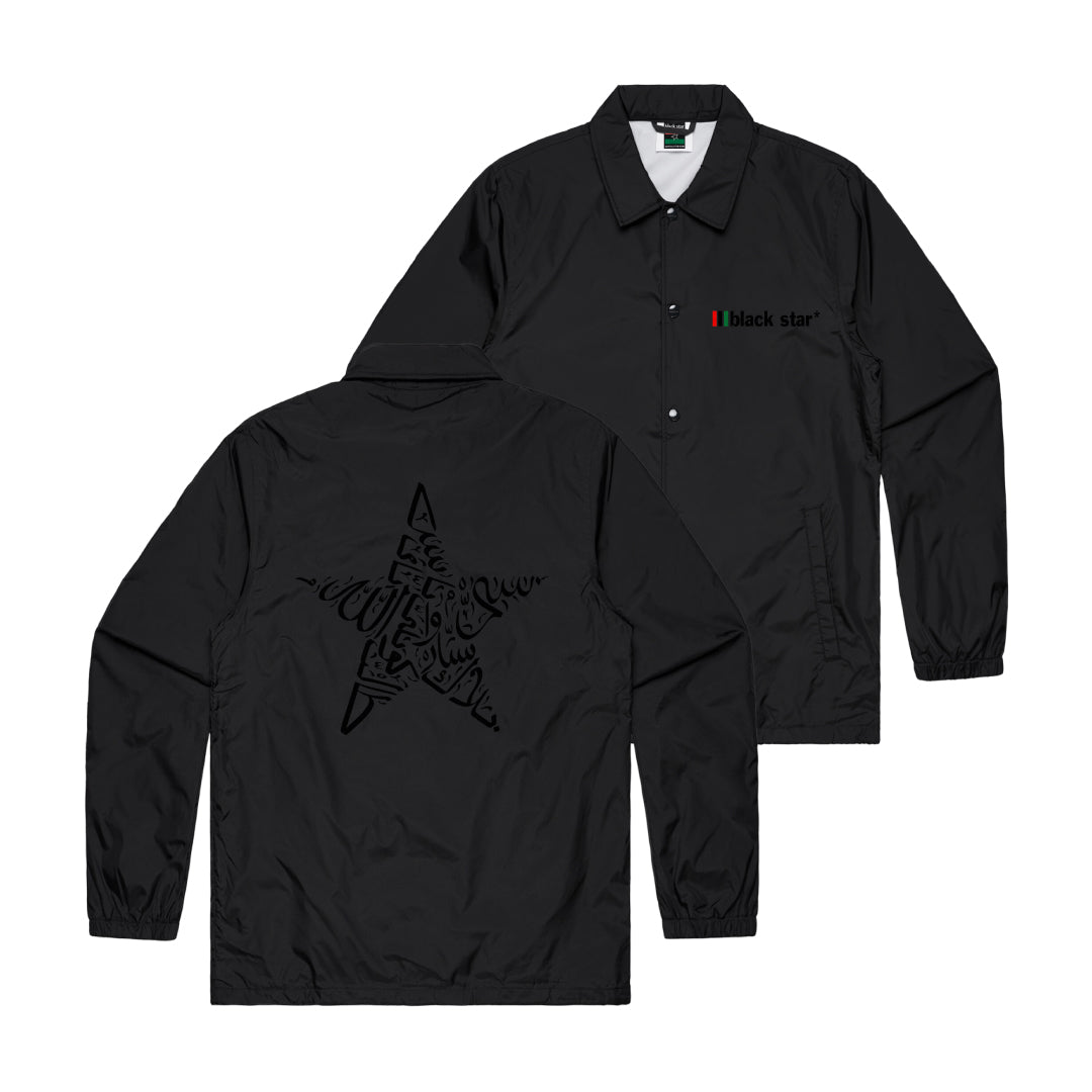 Black Star - Logo Coach Jacket (Black) - Rhymesayers Entertainment