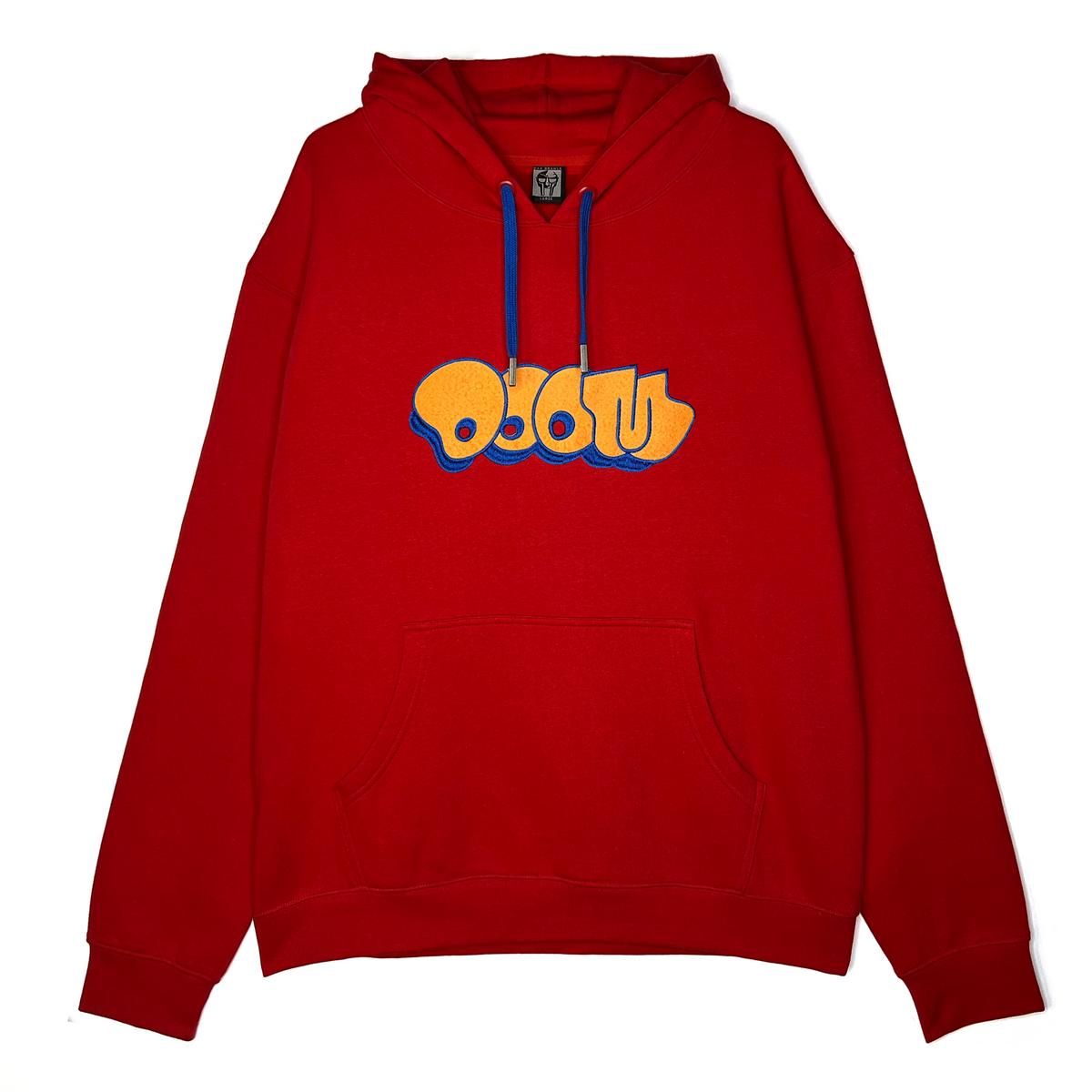 MF DOOM - Throw Logo Red Hoodie - Rhymesayers Entertainment