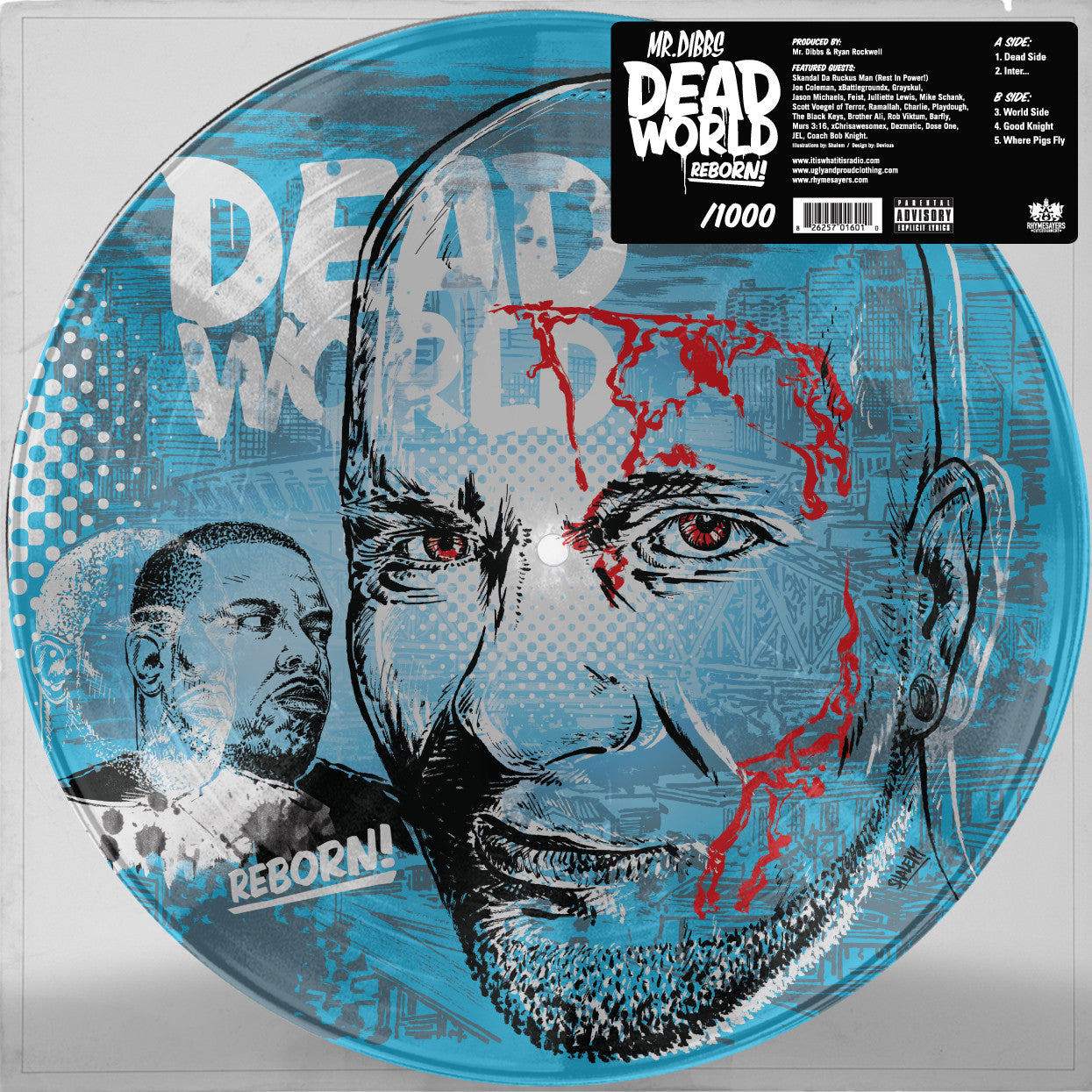 Mr Dibbs - Deadworld Reborn (Limited 12" Picture Disc) - Rhymesayers ...