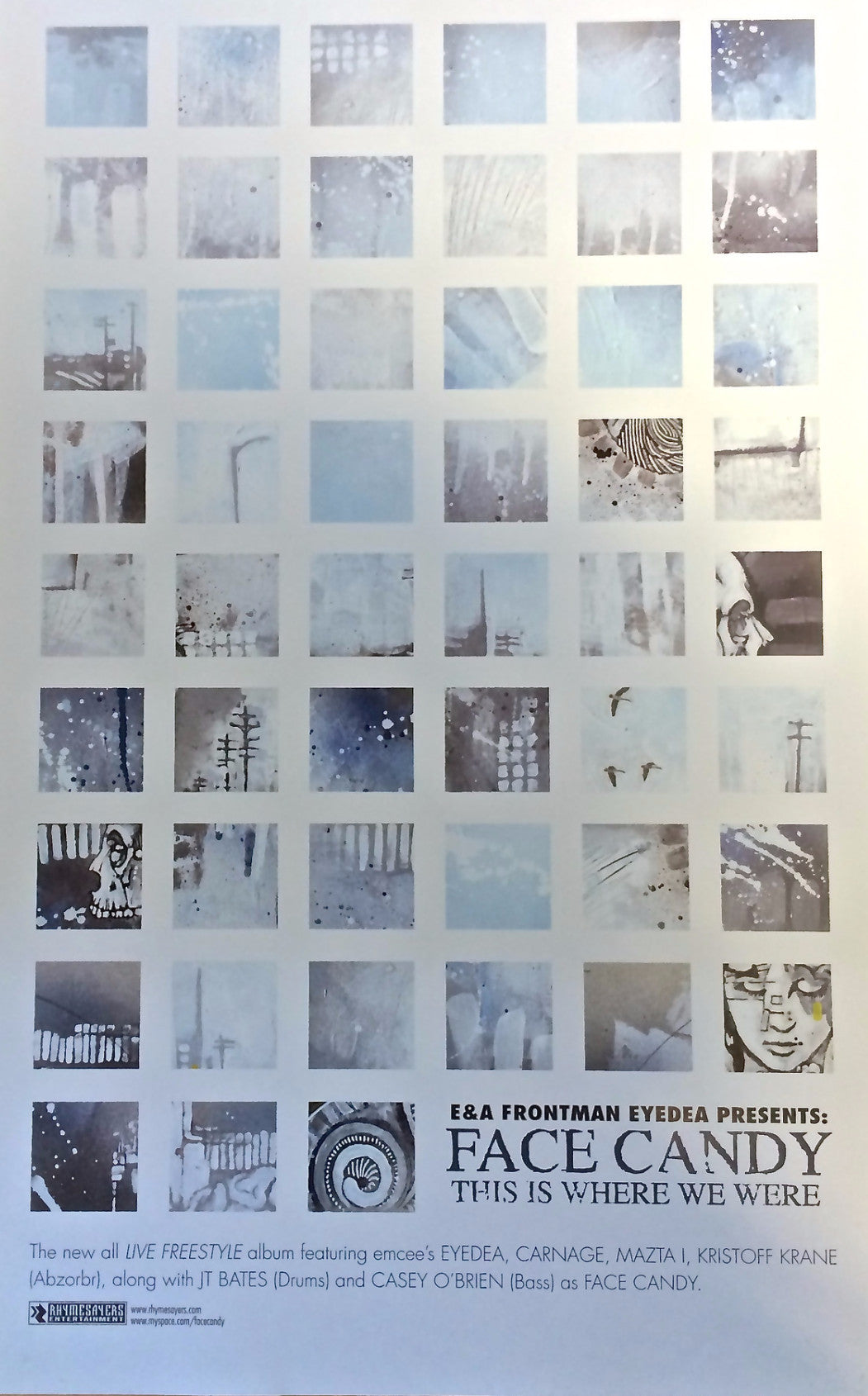 Face Candy - This Is Where We Were Poster - Rhymesayers Entertainment