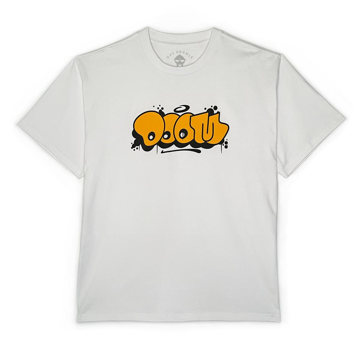 MF DOOM - Throw Logo Black & Gold T-Shirt - Rhymesayers Entertainment