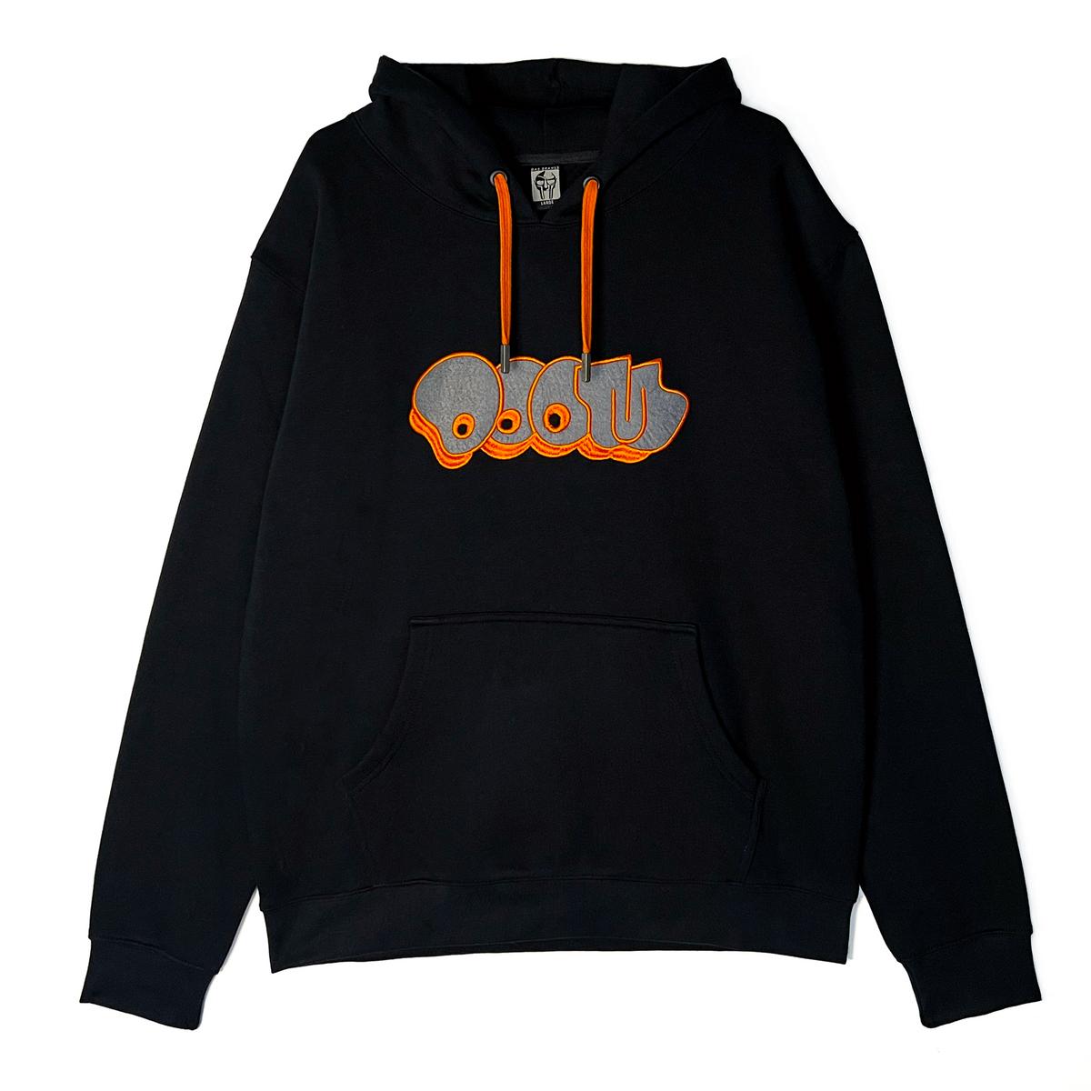 MF DOOM - Throw Logo Black Hoodie - Rhymesayers Entertainment